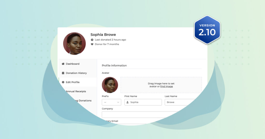 Announcing the Donor Dashboard in GiveWP version 2.10 - GiveWP
