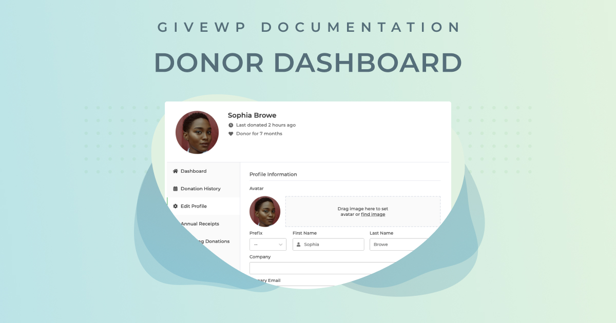 Donor Dashboard - GiveWP
