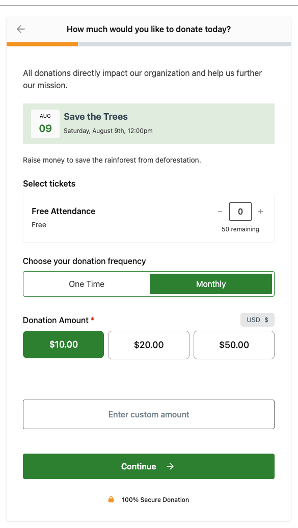 GiveWP Events - GiveWP
