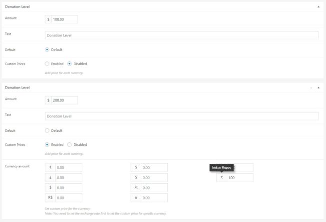 Currency Switcher for Give - WordPress Donation Plugin